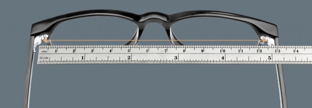 Glasses measurements and size chart for frames | Clearly